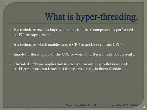 Hyper Threading Technology