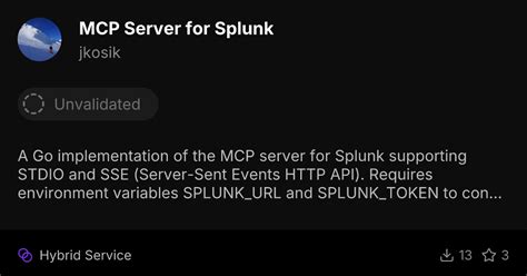 Mcp Server For Splunk Mcp Servers · Lobehub
