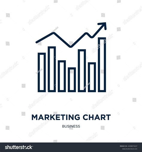 Marketing Chart Icon Business Collection Thin Stock Vector Royalty Free 2209873227 Shutterstock