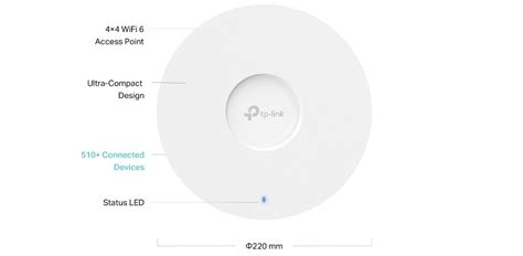 Buy TP Link AX6000 Ceiling Mount Wi Fi 6 Access Point EAP683 UR PC Case Gear Australia
