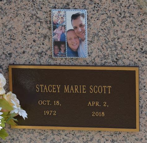 Stacey Marie Wickware Scott 1972 2018 Find A Grave Memorial