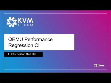 Conference Talks Talk Qemu Performance Regression Ci From Linux