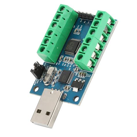 Módulo Adc Interfaz Usb Módulo St De 10 Canales Módulo Adc De Bits Diseñado Con Precisión