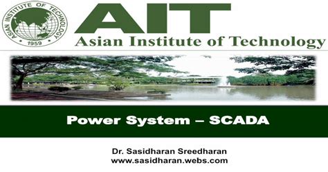 Pdf An Introduction To Scada Systems And Substation Sasidharanwebs