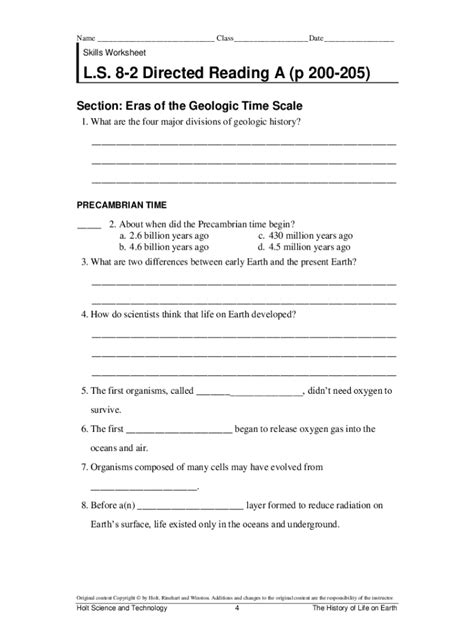 Fillable Online Shbdpdf Name Class Date Skills Worksheet Directed Fax Email Print Pdffiller