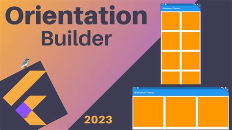 Flutter Orientation Builder Flutter Design Tutorial 4 Youtube