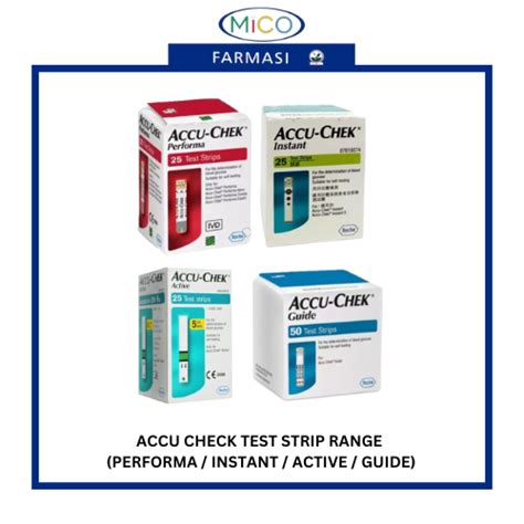 Accu Check Glucose Test Strip Range Instant S Active Guide