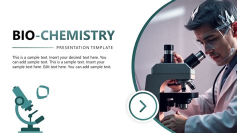 Engaging Cover Slide Biochemistry Ppt Template Slidemodel