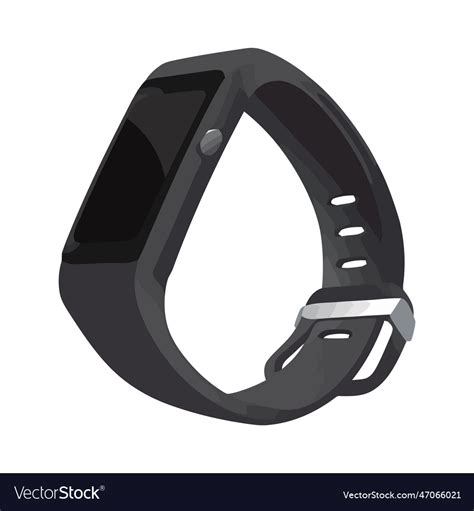 Smart Band Wearable Technology Royalty Free Vector Image