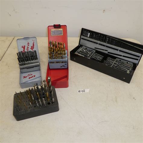 Lot 48 Assorted Drill Bit Sets Norcal Online Estate Auctions