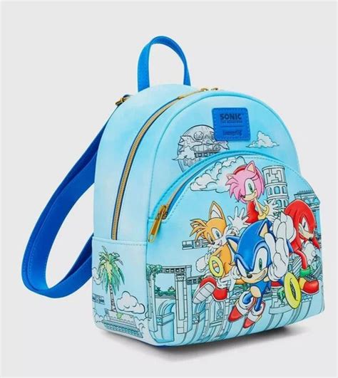 Loungefly Sonic The Hedgehog Sonic And Friends Mini Backpack New £43 43 Picclick Uk