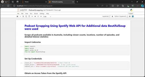 Podcast Data Scraping Tool With Python Ubaid Ullah Posted On The