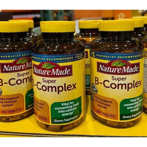 Nature Made Super B Complex Multivitamin B Oral Tablet 460 Capsules