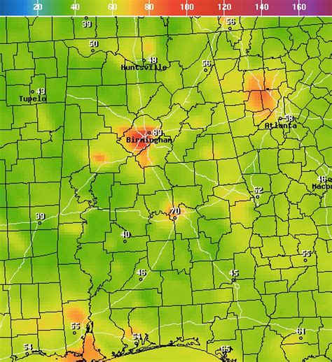 Tuesday Is A Code Orange Alert Day For Birmingham Metro Area