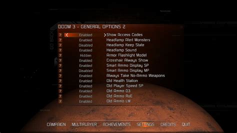 Doom 3 General Options 2 Image ModDB