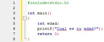 Programación en C Uso básico de scanf y printf