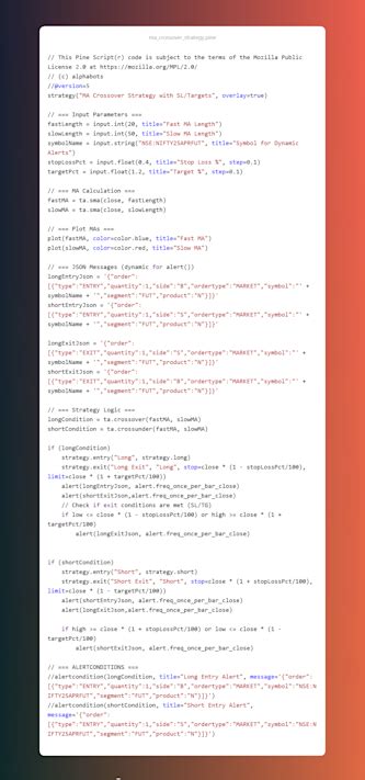 create custom trading signals with alphabots webhook automation