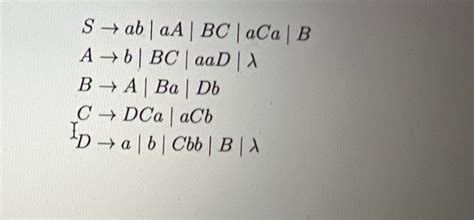 Solved 12 Simplify The Following Cfgs Remove Useless λ