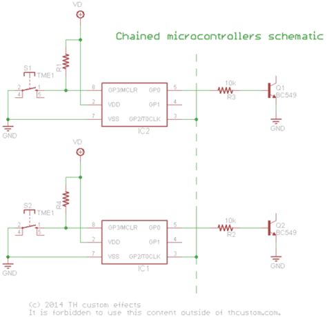 switching relay true bypass circuits using a microcontroller th