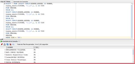SQL Mostrar Los Datos De Varias Columnas En Una Sola
