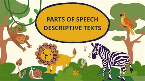 Parts Of Speech Descriptive Text Presentation Pptx