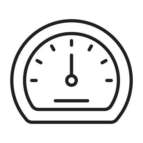 Speedometer Line Icon 39400576 Vector Art At Vecteezy