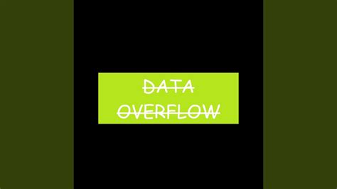 Data Overflow Youtube