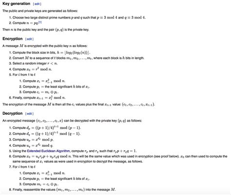 Blum Goldwasser Probalistic Encryption