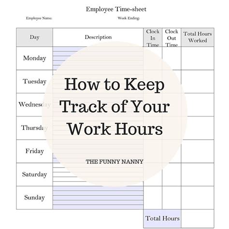 How To Keep Track Of Your Work Hours Artofit
