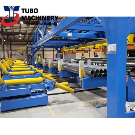 Carbon Steel Automatic Erw Steel Tube And Pipe Packing Machine Tube Pipe Packing Machine And