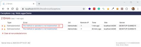 Log Errors In ASP NET CORE With StackExchange Exceptional Tutexchange