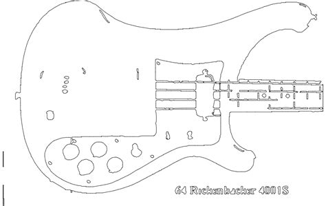 Bass Guitar Template At Eileen Towner Blog