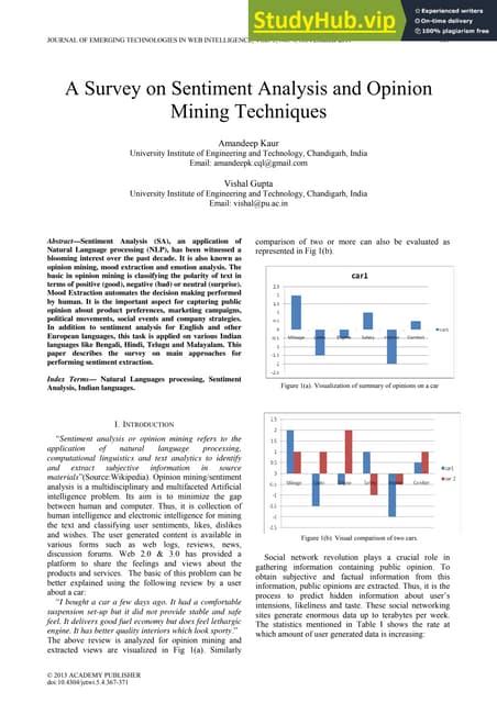a survey on sentiment analysis and opinion mining pdf
