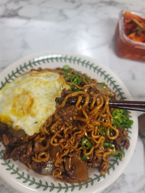 한우 짜파게티 Mlbpark