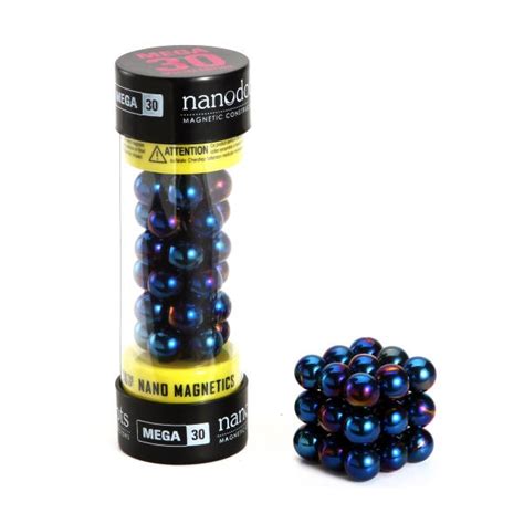 Mega Nanodots Magnetic Constructors Blue 30 Dots Iwoot Uk