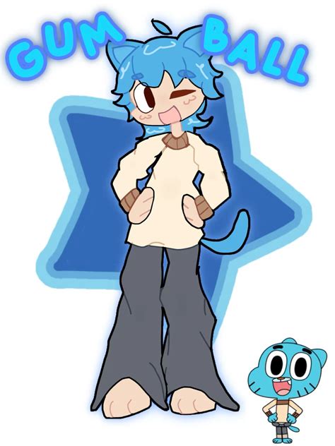 Gumball Watterson From The Amazing World Of Gumball The Amazing