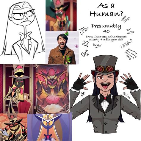 Sir Pentious Hazbin Hotel Fan Made Human Ver By Me 💜 Weird Art