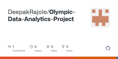 GitHub DeepakRajole Olympic Data Analytics Project
