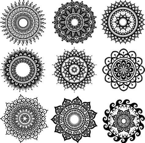 Round Border With Tropical Flowers And Birds Vector Image