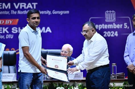 Proud Moment Got Research And Innovation Excellence Award 2024 At Delhi Technological