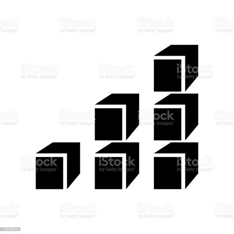 가로 막대형 차트 아이콘 벡터 기호와 기호 흰색 배경 바 차트 로고 개념에 고립 0명에 대한 스톡 벡터 아트 및 기타 이미지