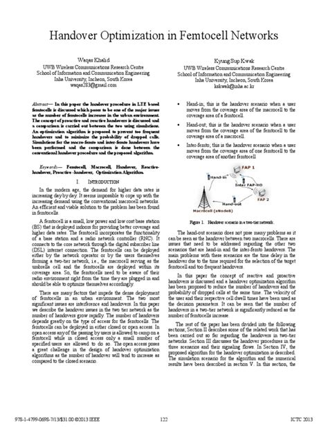 handover optimization in femtocell networks download free pdf