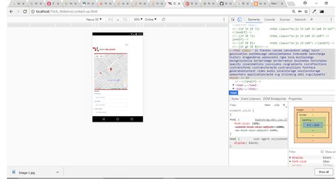 Css Big White Space On The Right Side On Screen Size 767px And Below