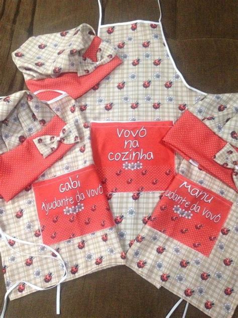 Kit Avental Vovós E Neta Elo7 Produtos Especiais
