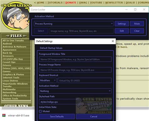Download Cursor Locker MajorGeeks