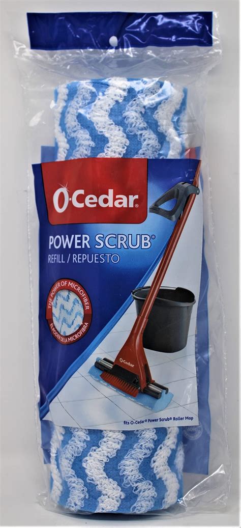 O Cedar Power Scrub 10 In L Sponge Microfiber Roller Mop