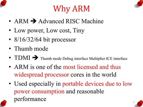 Introduction To Arm Processor PPTX Operating Systems Computer Software And Applications