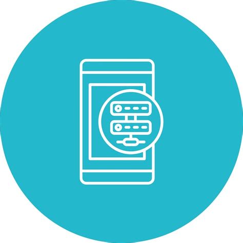 Premium Vector Mobile App Server Icon Vector Image Can Be Used For Web Hosting