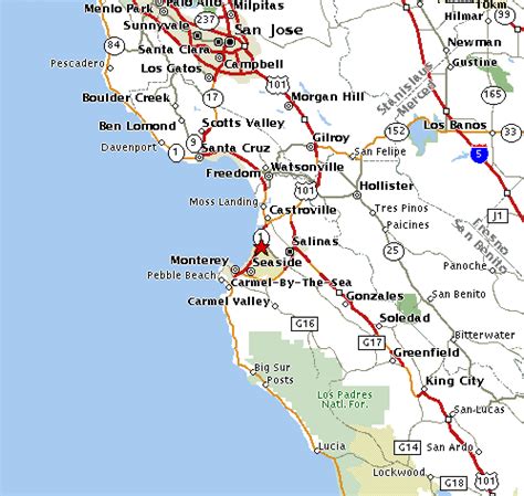 Monterey California Map