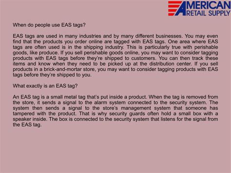 Ppt Who Still Uses Eas Tags Powerpoint Presentation Free Download Id11583670